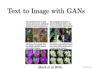 Generative Adversarial Networks (GANs) - Ian Goodfellow, OpenAI | PDF