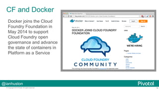 Python on Cloud Foundry | PDF