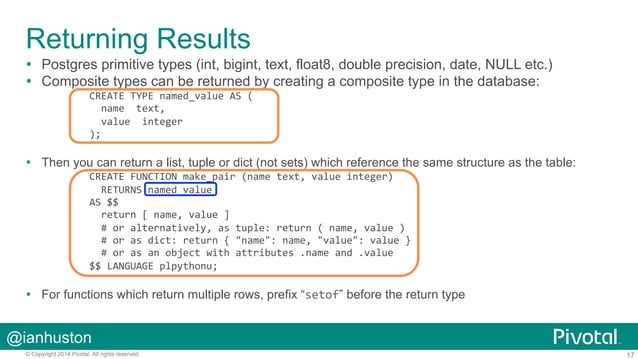 Massively Parallel Processing with Procedural Python (PyData London 2014) | PPT