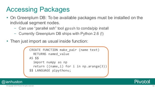 Massively Parallel Processing with Procedural Python (PyData London 2…