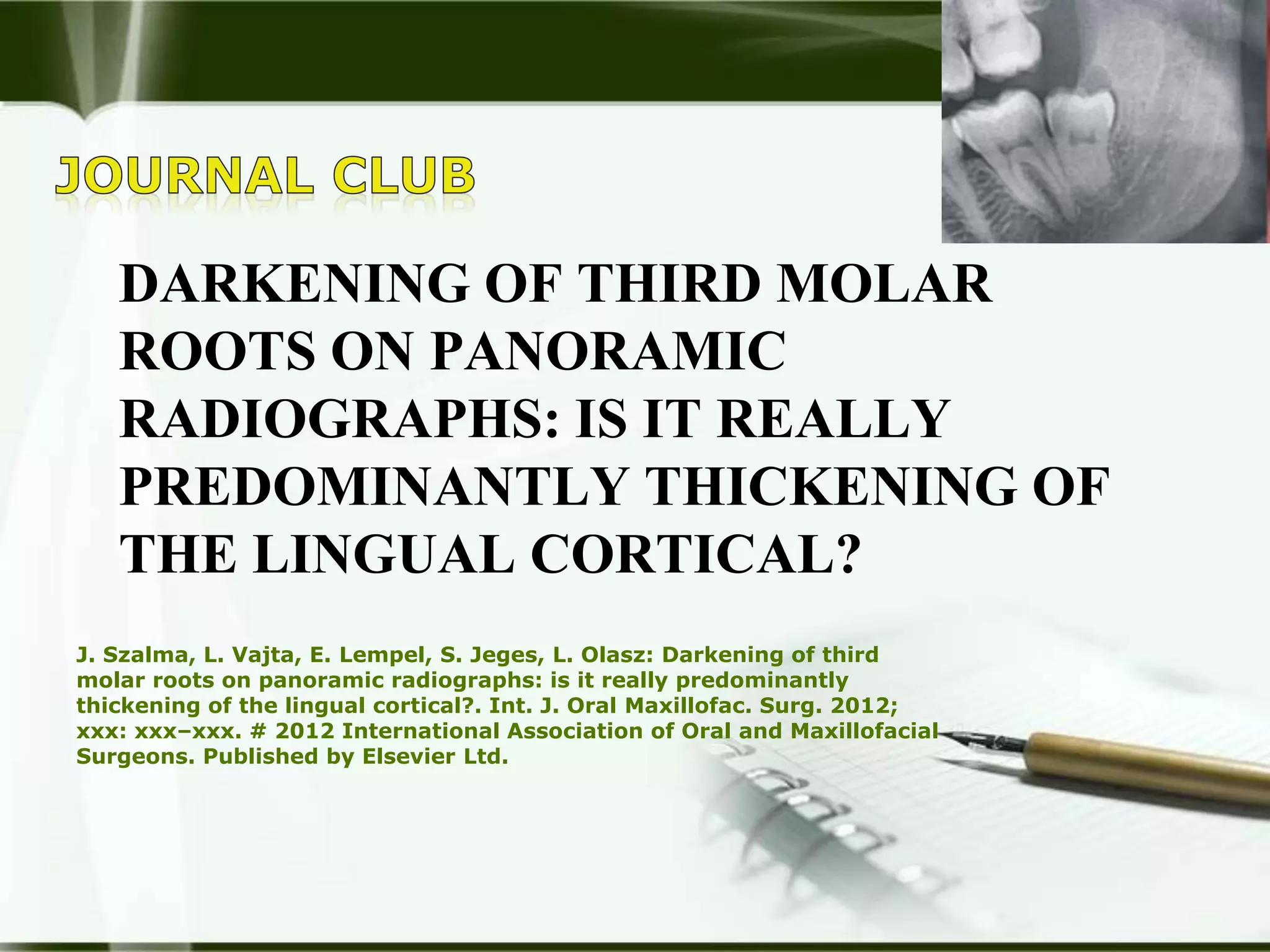 inferior alveolar nerve in opg | PPTX