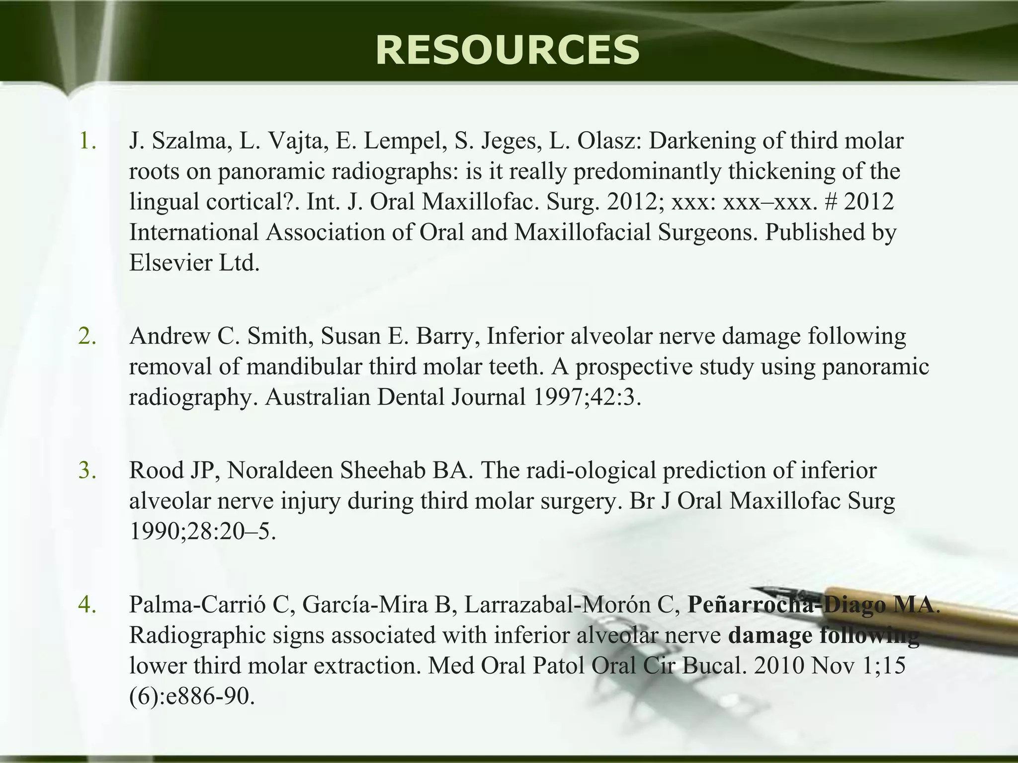 inferior alveolar nerve in opg | PPTX