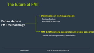 Microbiota e trapianto intestinale | PPTX