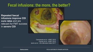 Microbiota e trapianto intestinale | PPTX