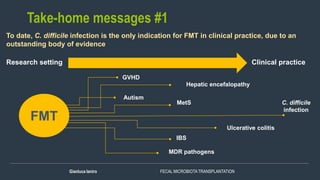 Microbiota e trapianto intestinale | PPTX