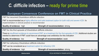 Microbiota e trapianto intestinale | PPTX