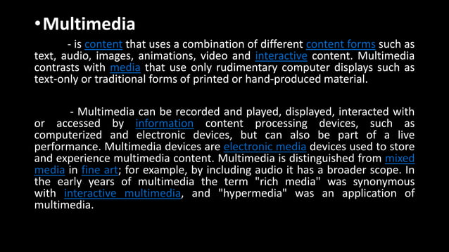 Lesson 8 Multimedia | PPT