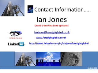 Ian Jones | PPT