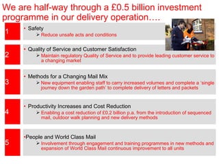 Achieving transformational change - the Royal Mail experience | PPT