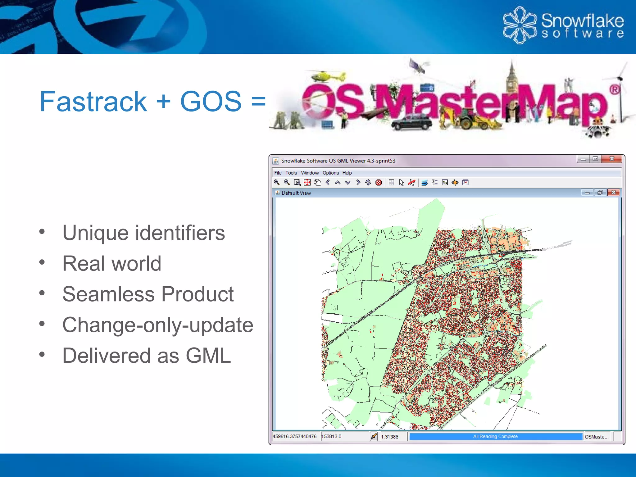 OS MasterMap it's not a map - but data | PPT