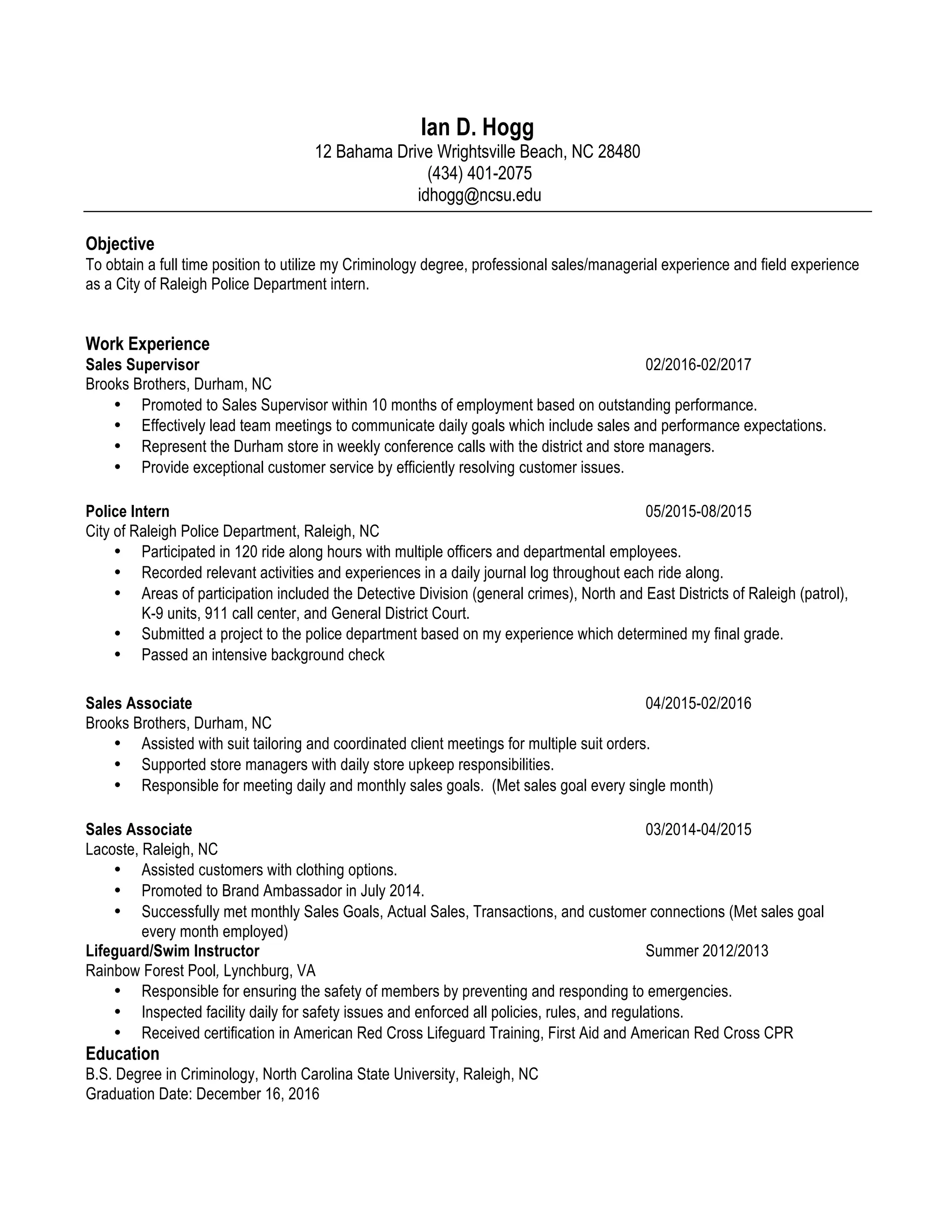 Ian resume | PDF