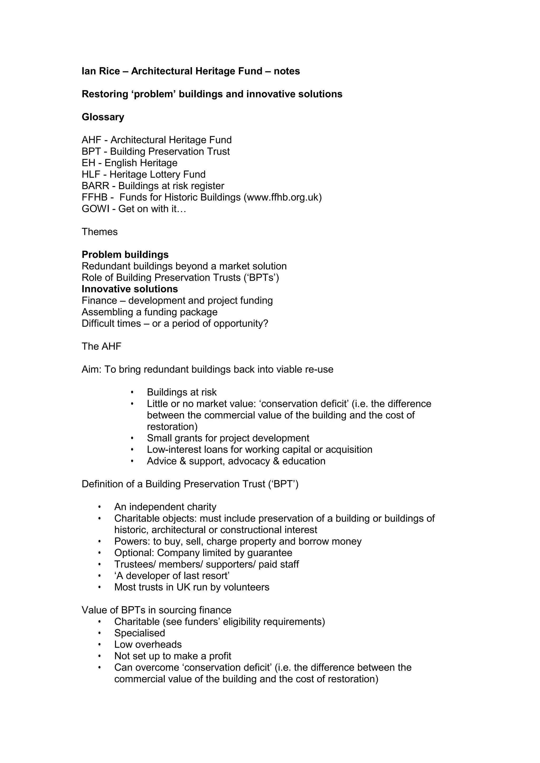 Ian Rice Presentation Notes | PDF