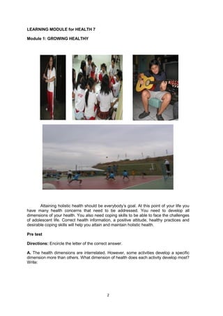 Values Education 7 - Module | PDF