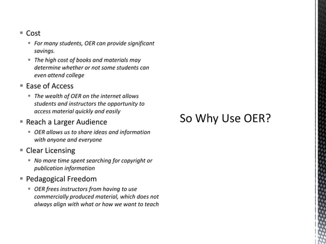 Ian stacy oer final assignment | PPT