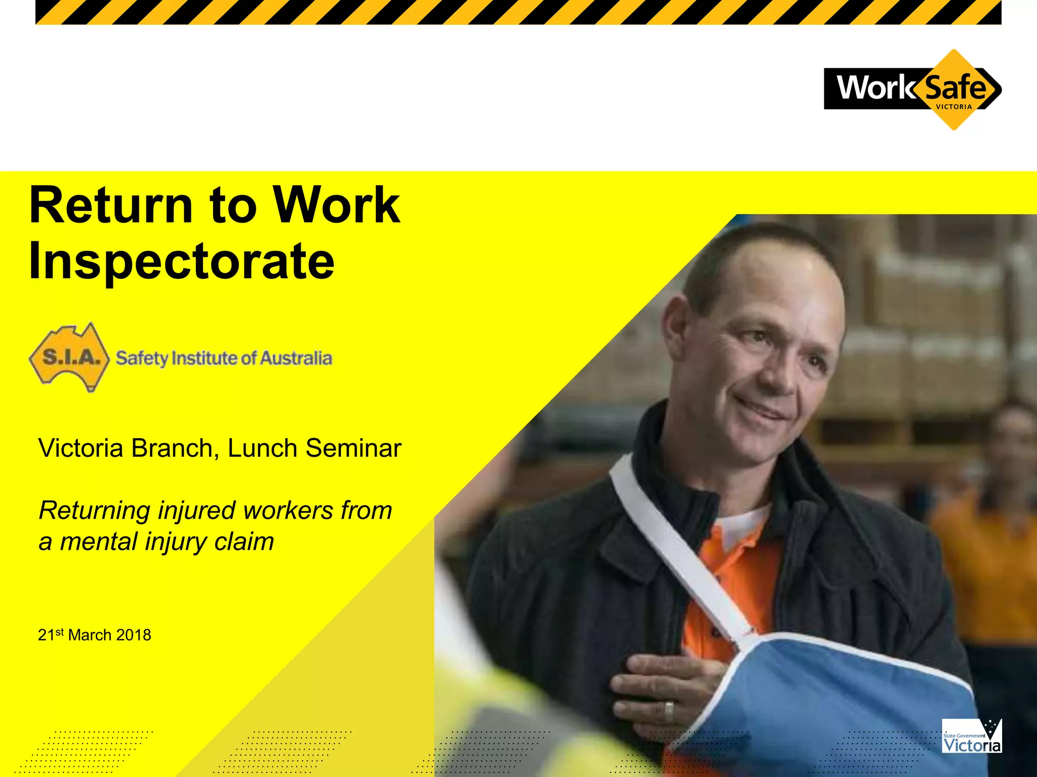 Ian Sutcliffe - Worksafe Victoria | PPT