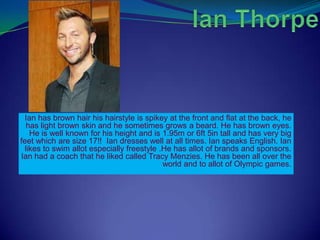 Ian thorpe by Luke | PPTX