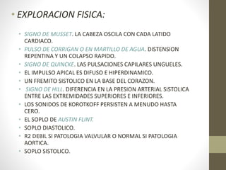 Insuficiencia Aortica | PPTX