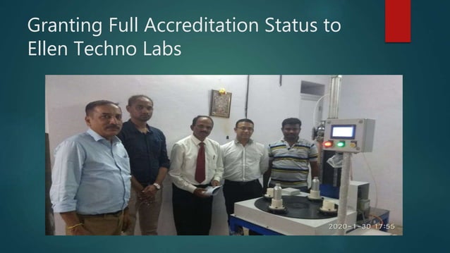 Iao grants full accreditation to ellen technolabs | PPT