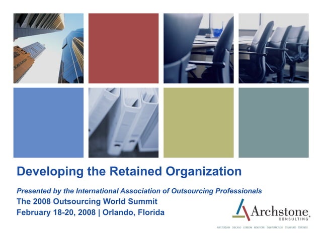 Developing Retained Organization to Support Outsourcing | PPT ...