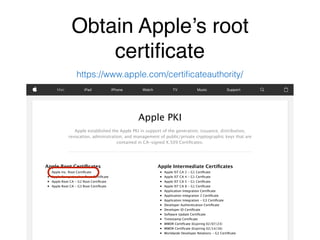 iOS In-App-Purchase verifying receipt locally in Swift | PPT