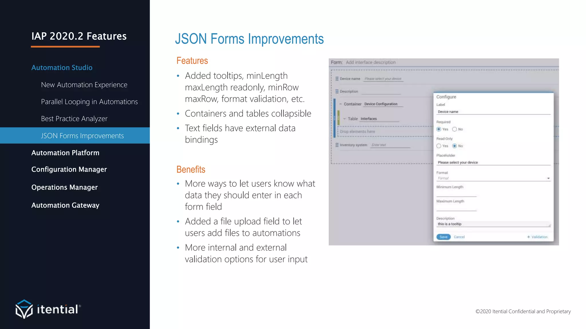 Itential Automation Platform 2020.2 Release | PPT
