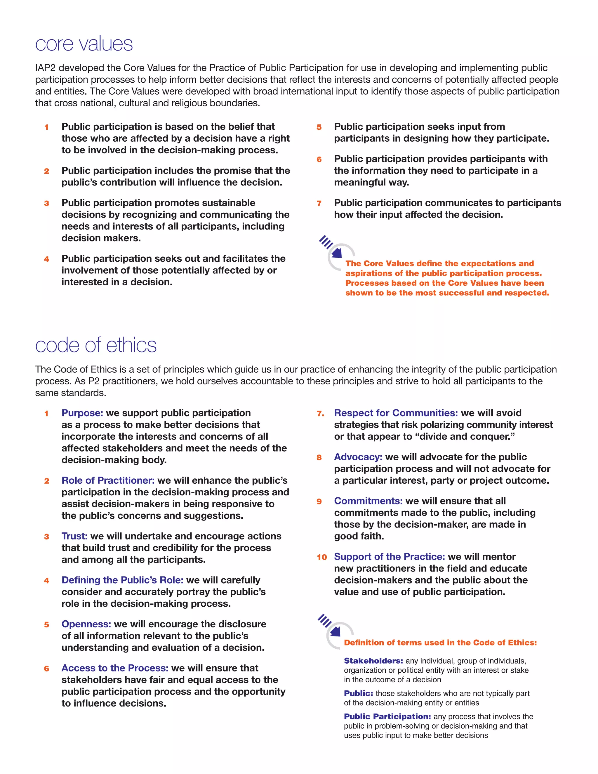 IAP2 USA Brochure | PDF