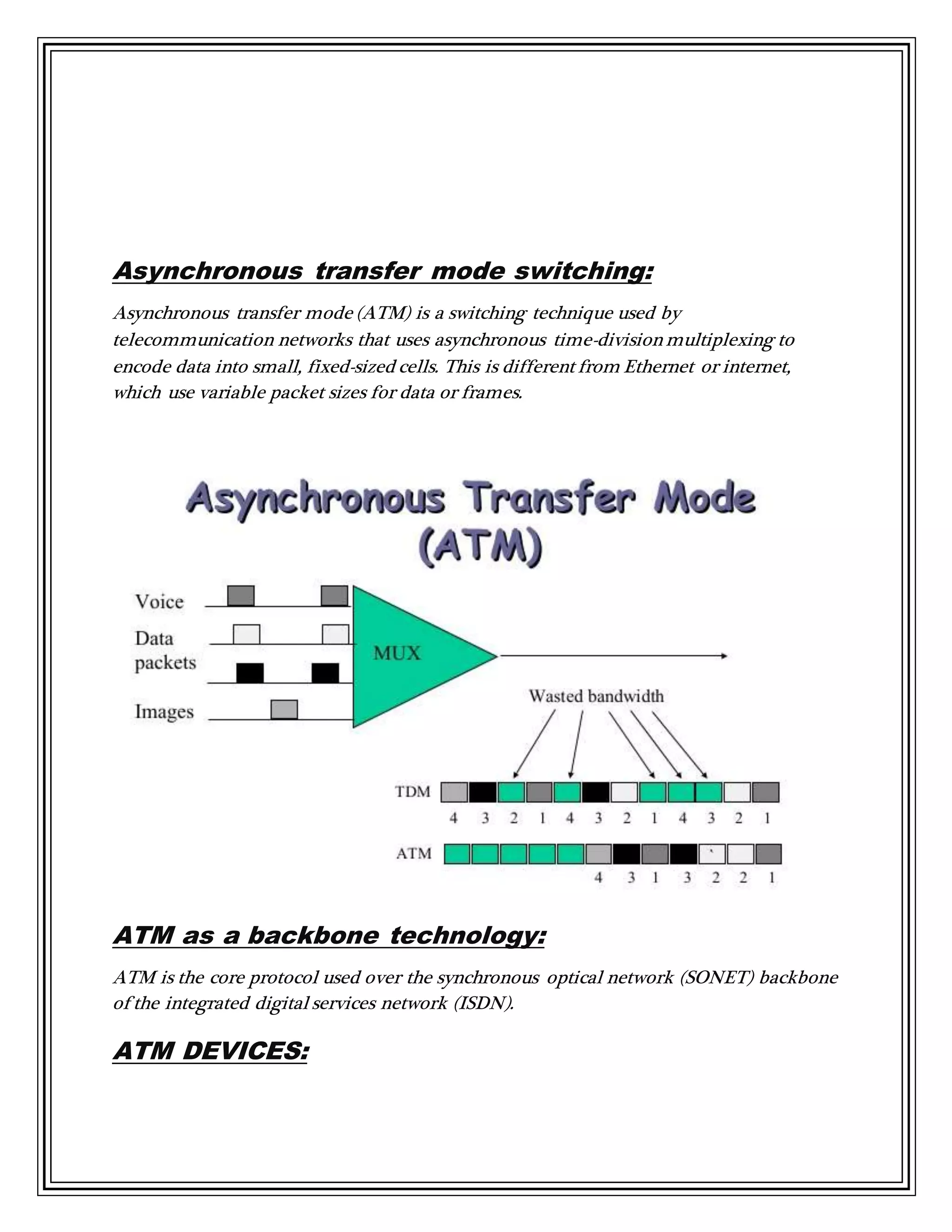Atm Asynchronous Transfer Mode Pdf