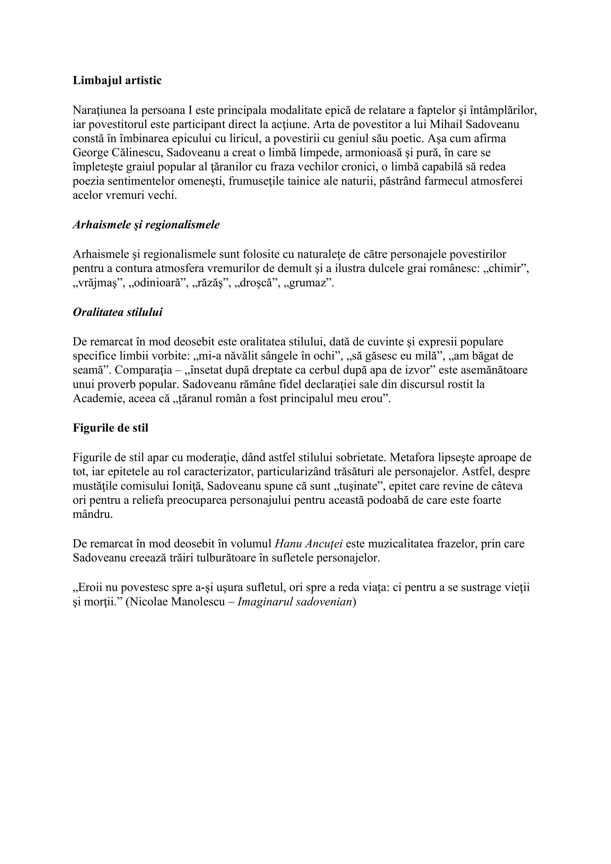 Iapa lui voda hanul ancutei | PDF