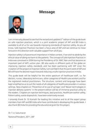 safe injection practices IAP | PDF