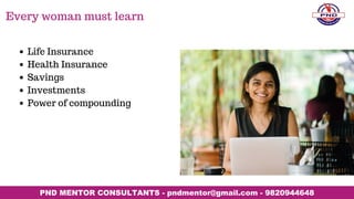 Financial Literacy for Woman | PDF