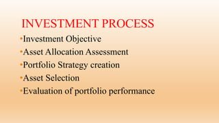 Investment analysis and portfolio management | PPTX