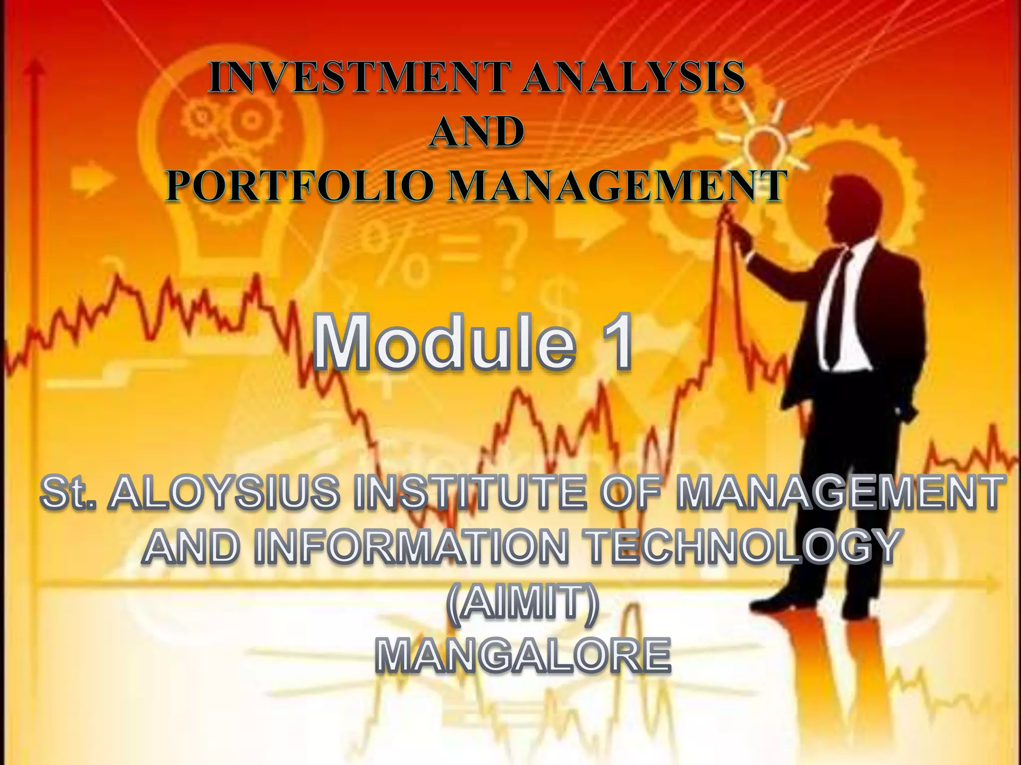 investment analysis and portfolio management | PPTX