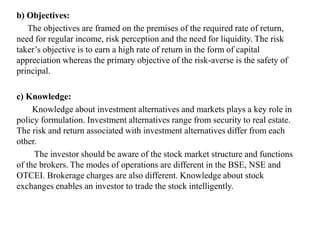 investment analysis and portfolio management | PPTX