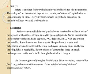 investment analysis and portfolio management | PPTX