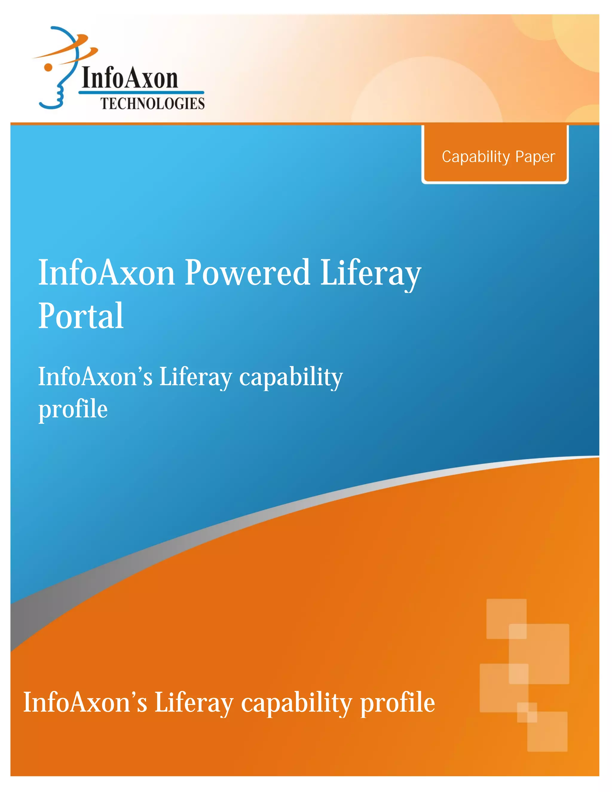 InfoAxon powered Liferay Solutions | PDF | Web Development | Internet