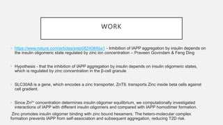 Zinc as an essential mineral in type 2 Diabetes. | PPTX