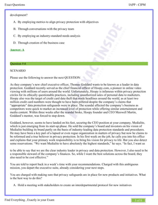 Iapp cipmExact IAPP CIPM Questions And Answers | PDF | Business ...