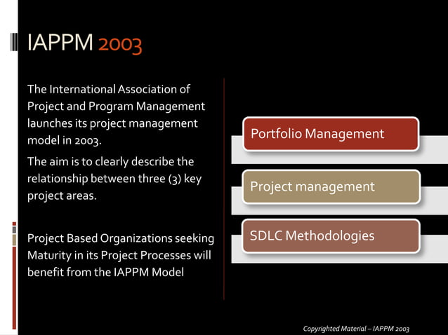 IAPPM Project Management model | PPTX