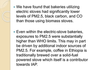 Indoor Air Pollution using in bakeries | PPTX