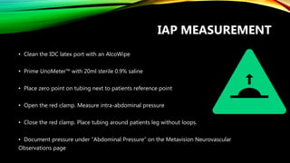 Intra-abdominal Pressure presentation | PPTX