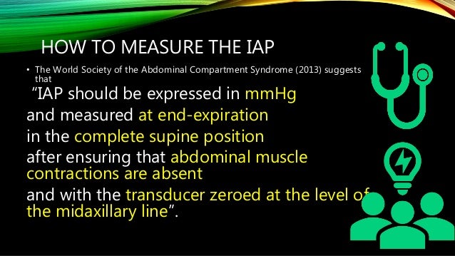 Intra-abdominal Pressure presentation