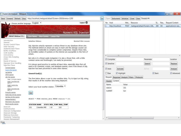 SQL and XPATH Injection with Fusion Lite Insight | PPT