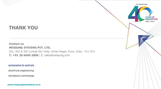 MESSUNG IS DISTRIBUTOR IN INDIA FOR FUJI ELECTRIC’S VFD DRIVES | PPTX