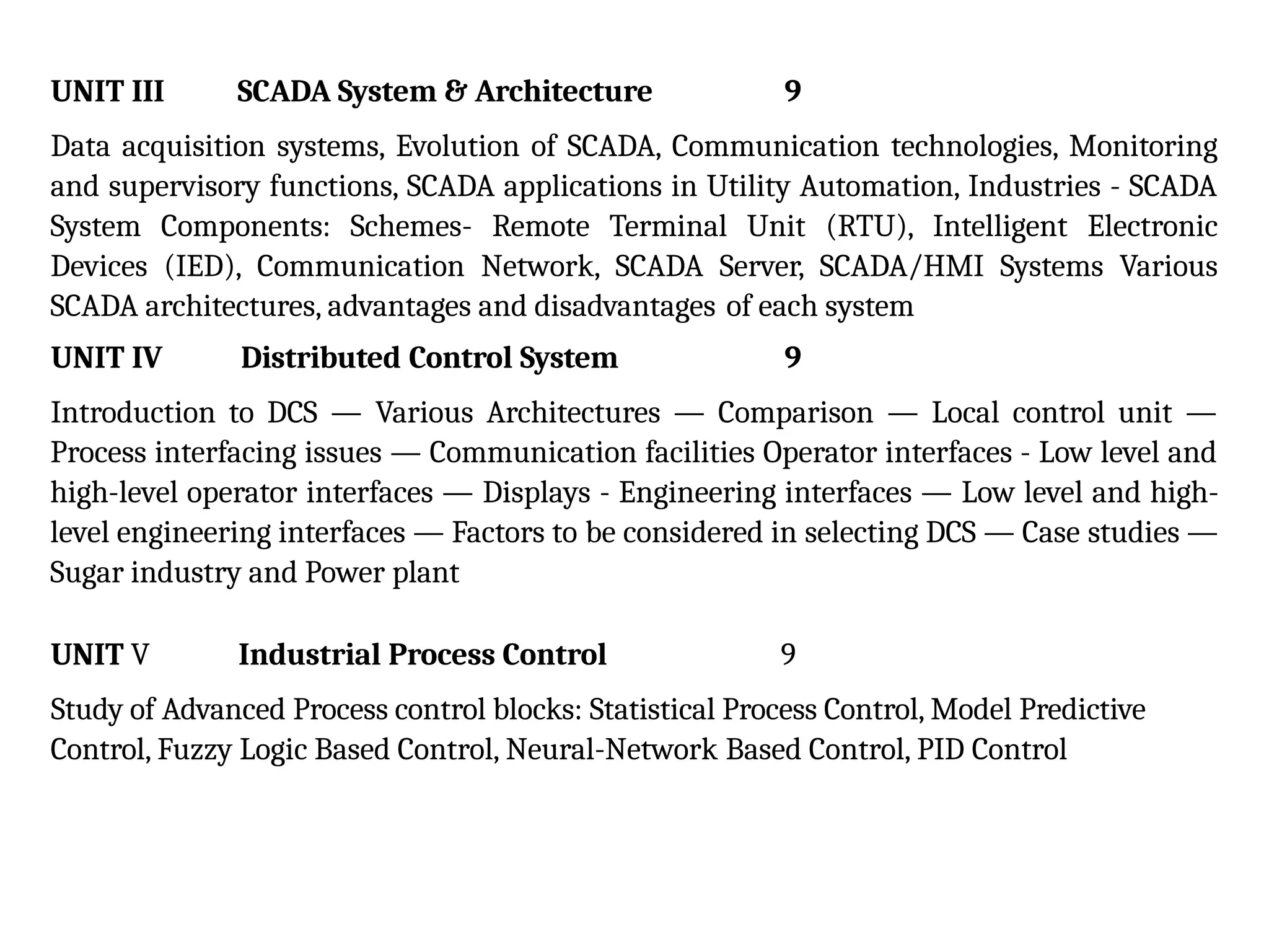 Industrial automation Presentation unit 1 | PPTX