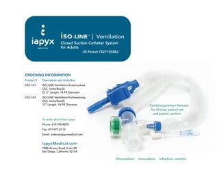 Closed Suction Catheter | PDF