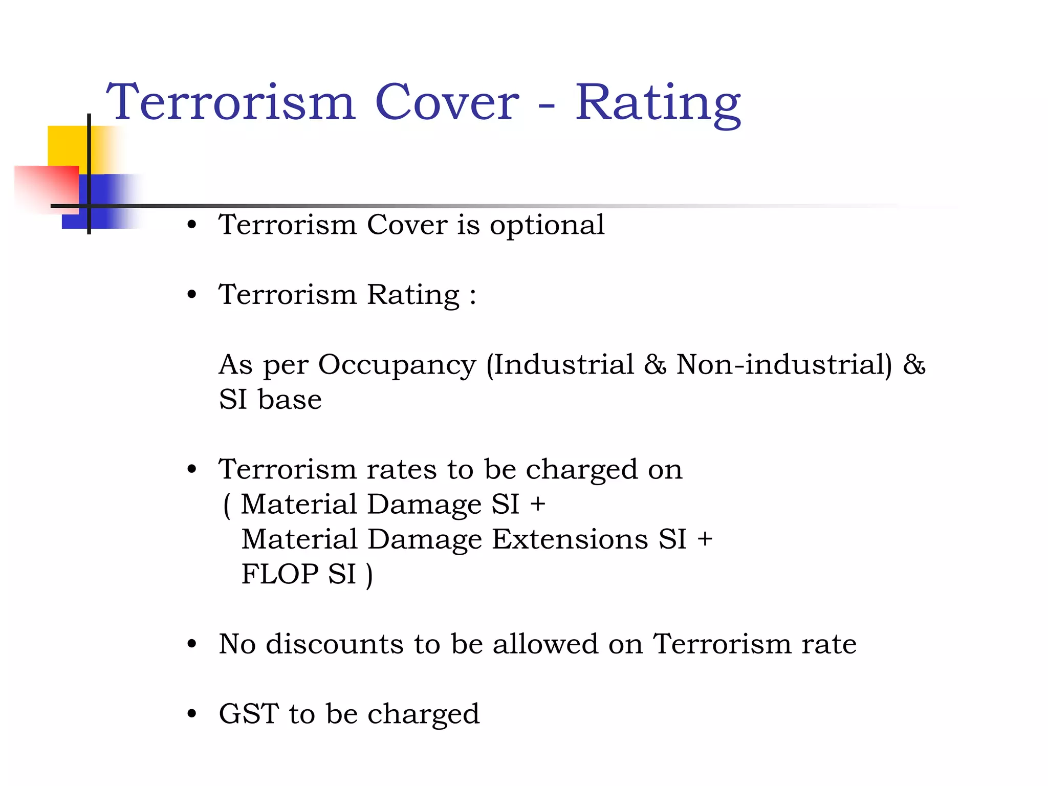 Industrial All Risk insurance Policy IAR | PPTX