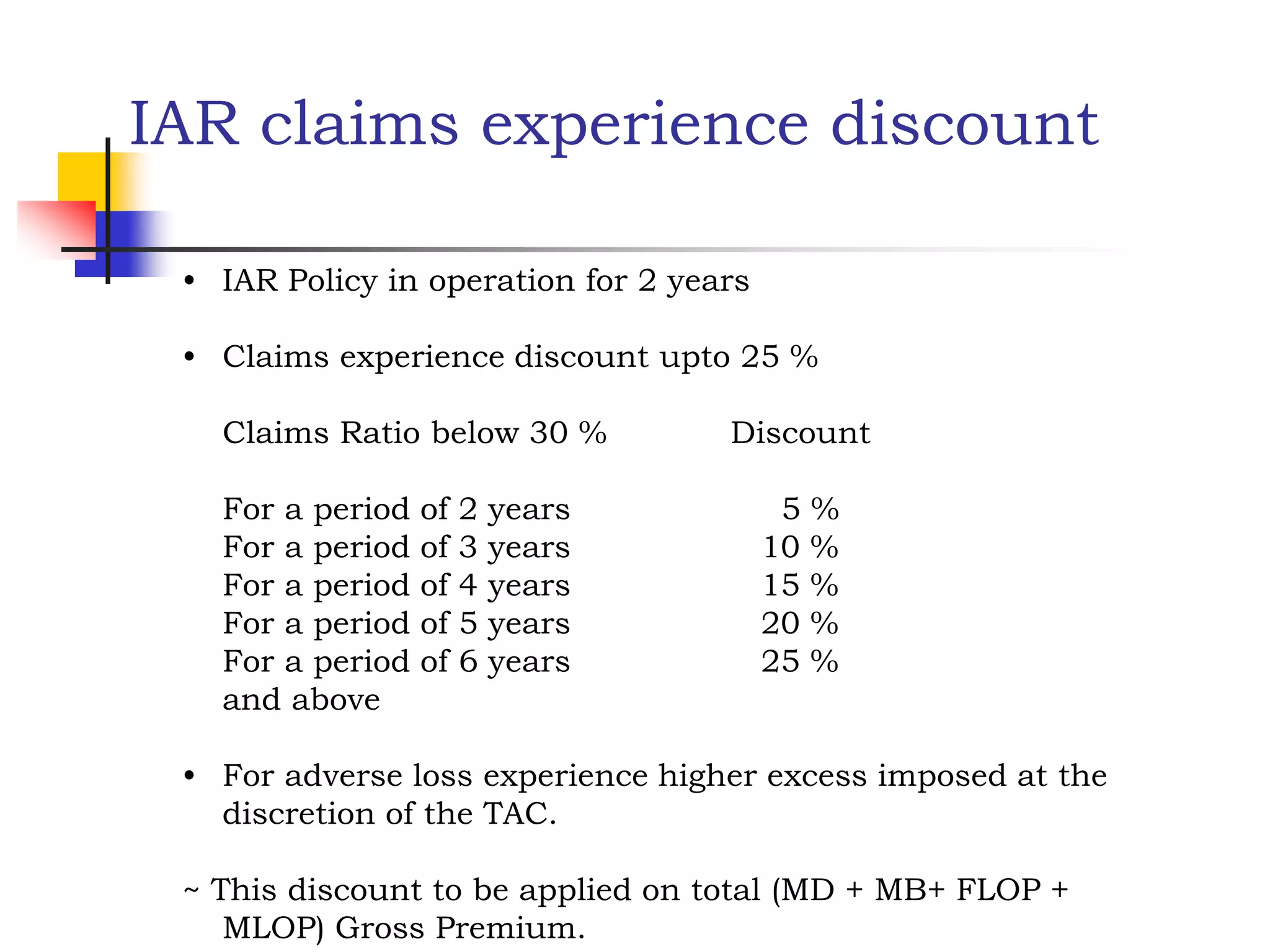 Industrial All Risk insurance Policy IAR | PPTX