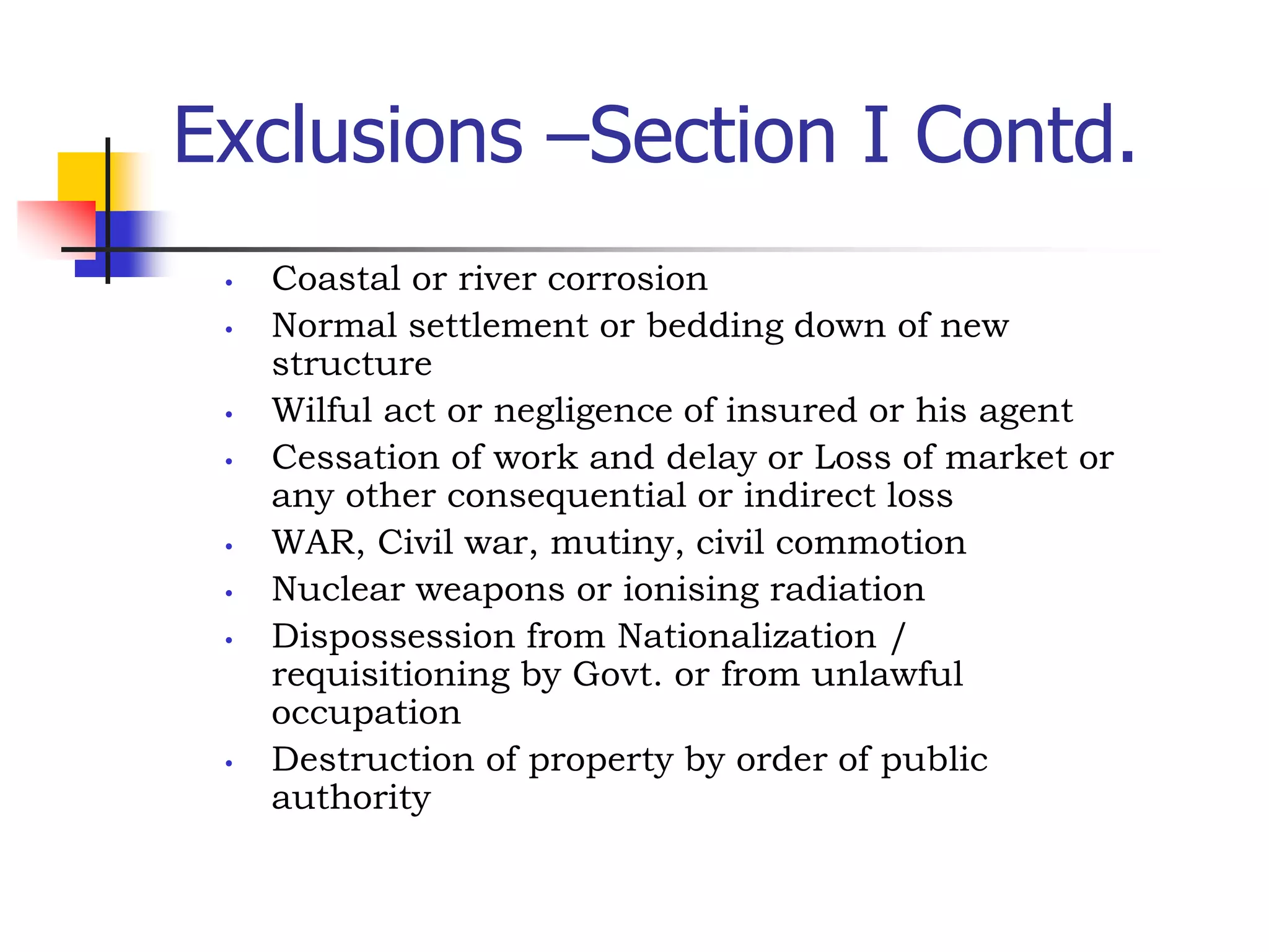 Industrial All Risk insurance Policy IAR | PPTX