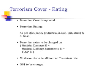 Industrial All Risk insurance Policy IAR | PPTX