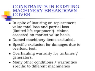 Industrial All Risk insurance Policy IAR | PPTX